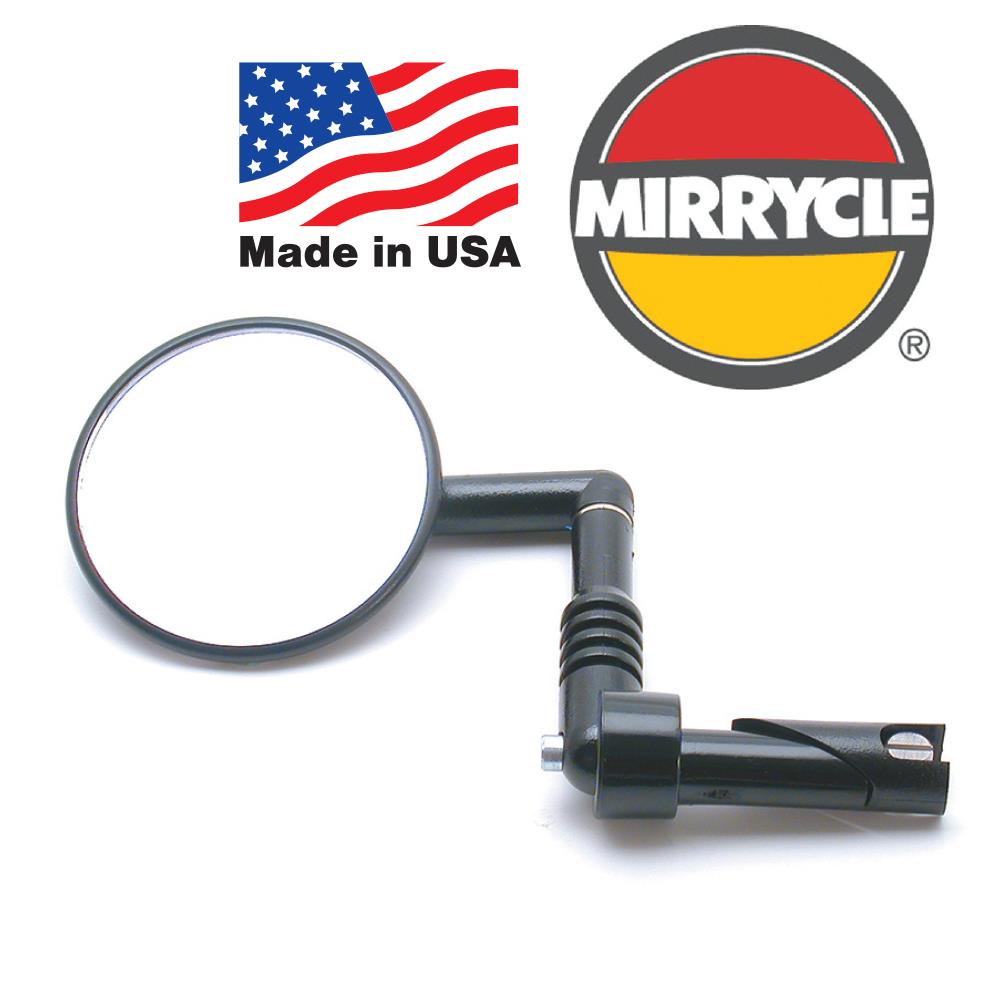 Mirrycle Handlebar End Mirror Made in USA Pirez Electric Bikes